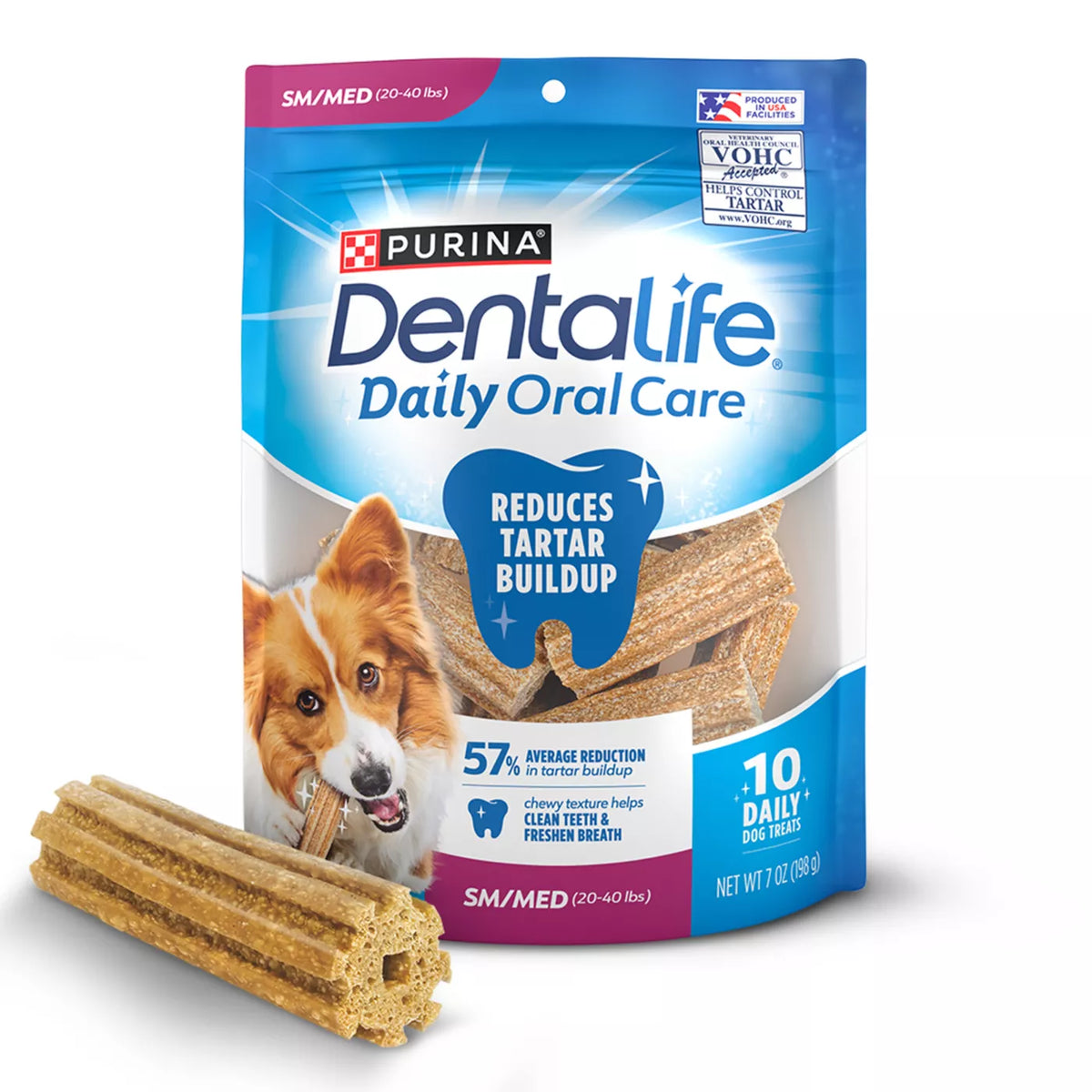Purina DentaLife Daily Oral Care Chew Treats for Small & Medium Dogs ...