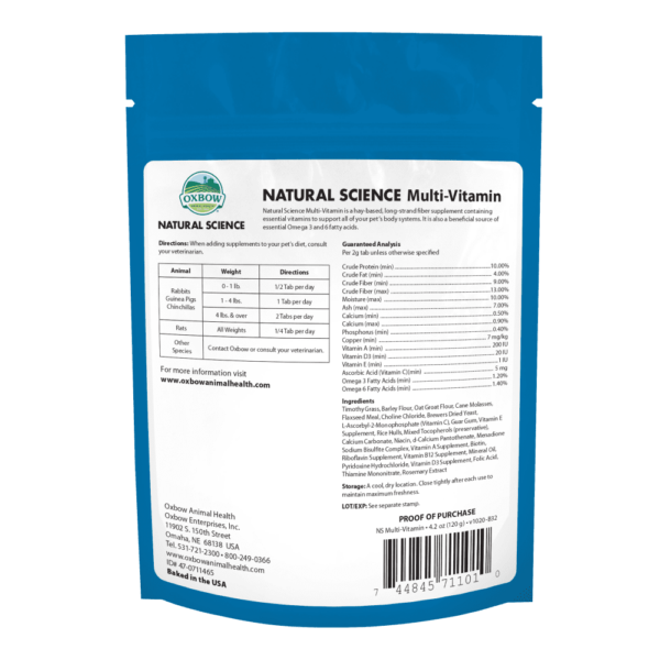 Natural Science Multi-Vitamin – THE PET VILLAGE LTD