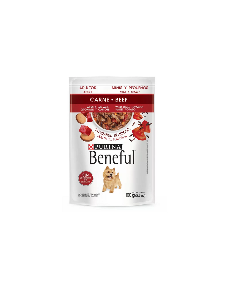 Purina Beneful Adult Beef Pouch Mini And Small – THE PET VILLAGE LTD